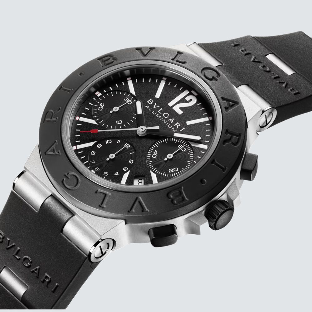 Bulgari Reloj Bulgari Aluminium con Dial Negro 41 mm - plazavendome