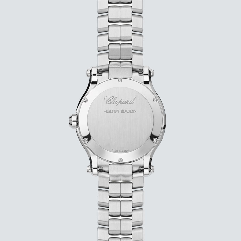 Chopard Reloj Happy Sport Round Quartz Dial Azul 36mm - plazavendome