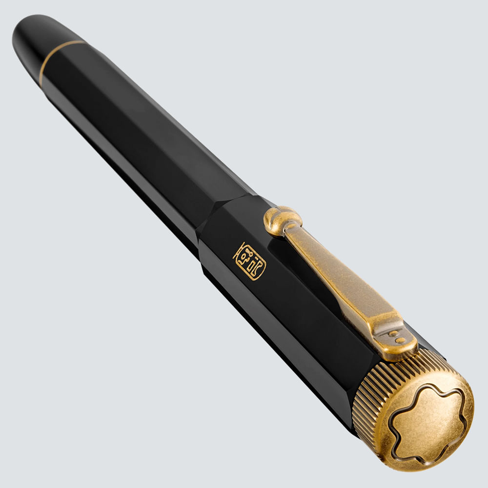 Montblanc Pluma Rollerball Heritage Egyptomania Edición Especial Negra ...