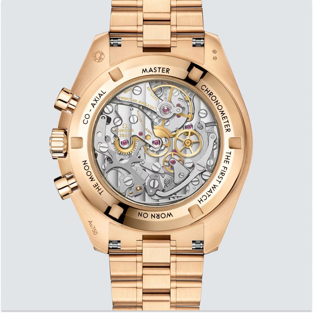 Omega Reloj Speedmaster Moonwatch Professional con Oro Moonshine 42 mm ...